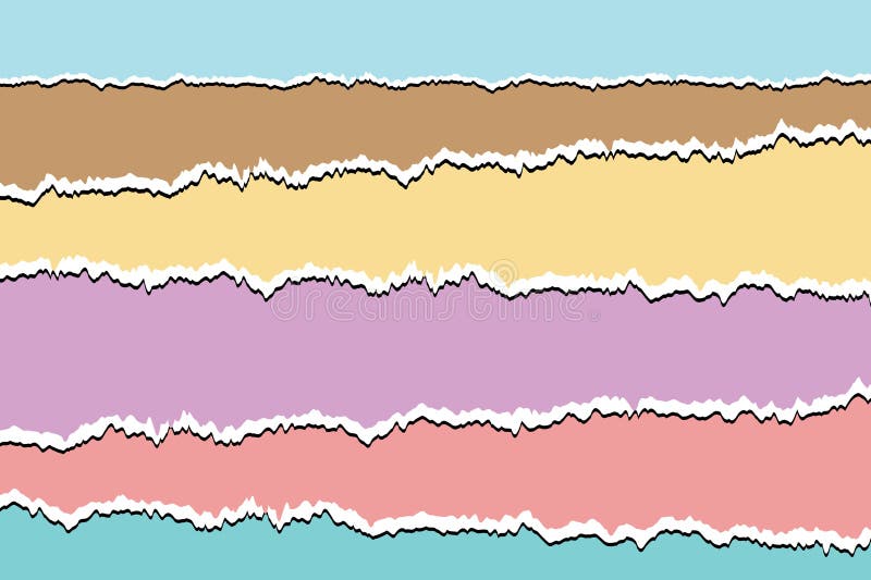 Beautiful Torn Paper Vector Design Stock Vector - Illustration of paper ...