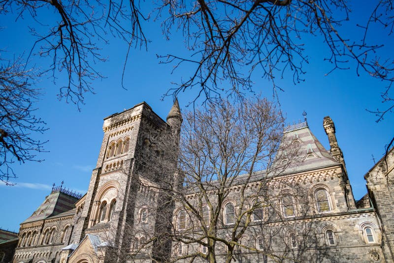 Beautiful Towers of the University of Toronto Stock Photo - Image of ...