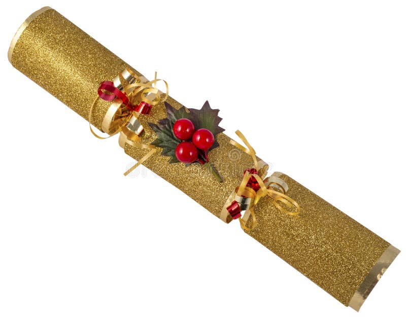 Beautiful Traditional Christmas Cracker Stock Image - Image of gift ...