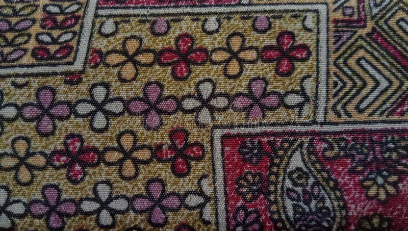 Beautiful Traditional Fabric Pattern Stock Image - Image of traditional ...