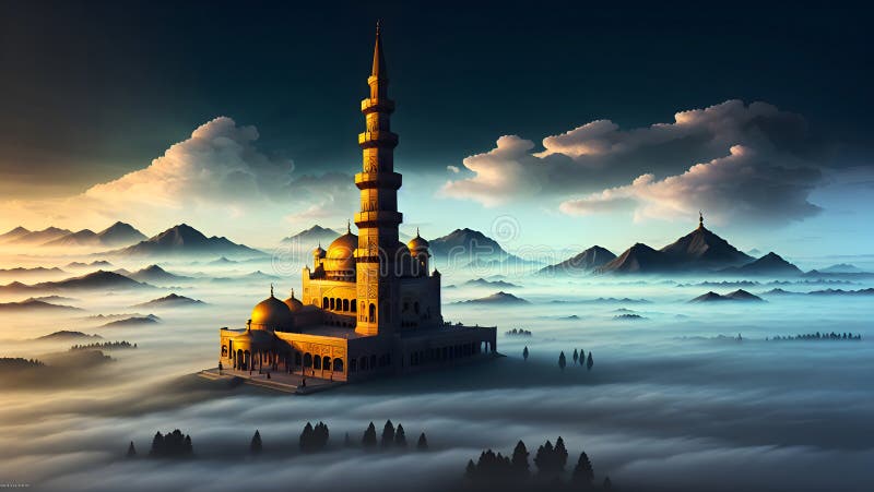 Beautiful Traditional Islamic Mosque Architecture Stock Image - Image ...