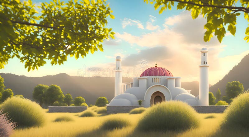 Beautiful Traditional Islamic Mosque Architecture Stock Image - Image ...