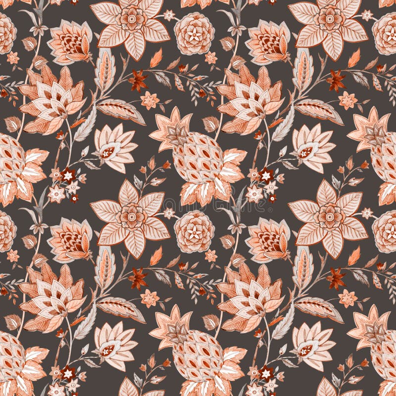 Beautiful Traditional Seamless Pattern. Digital Trending Texture ...