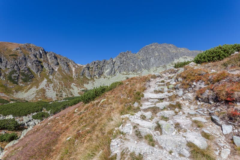 Beautiful Trail in the Tatra Mountains Stock Image - Image of europe ...