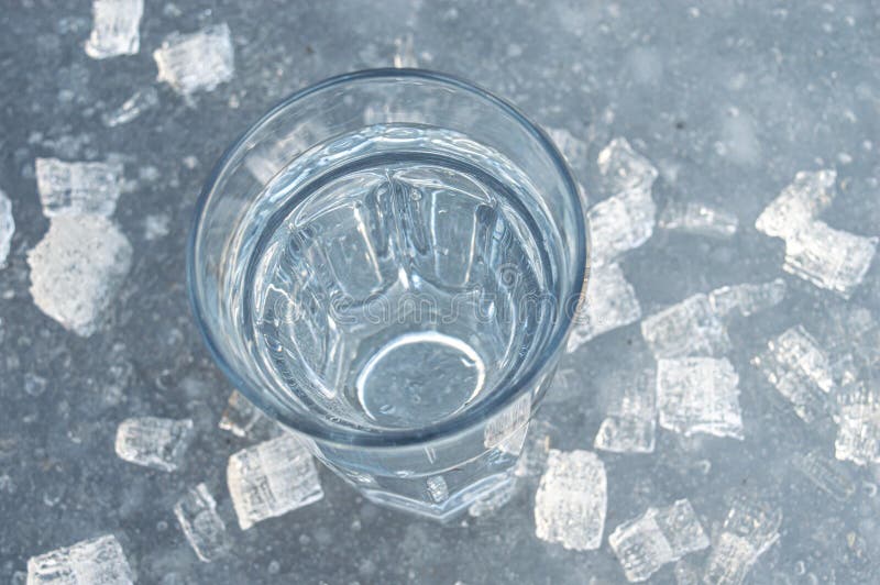 Beautiful Transparent Different Pieces of Ice on the Ice Surface ...