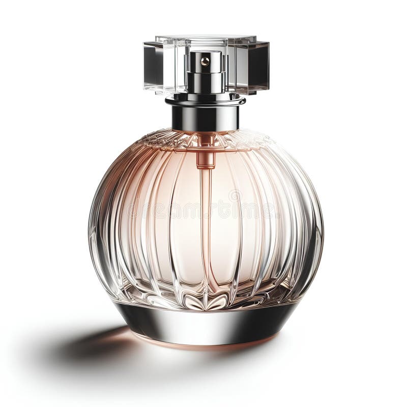 Beautiful Transparent Luxury Perfume Bottle Stock Illustration ...