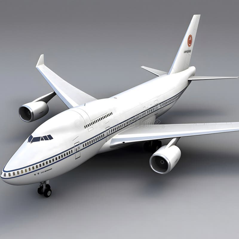 Beautiful Transport Planes on Studio Stock Illustration - Illustration ...