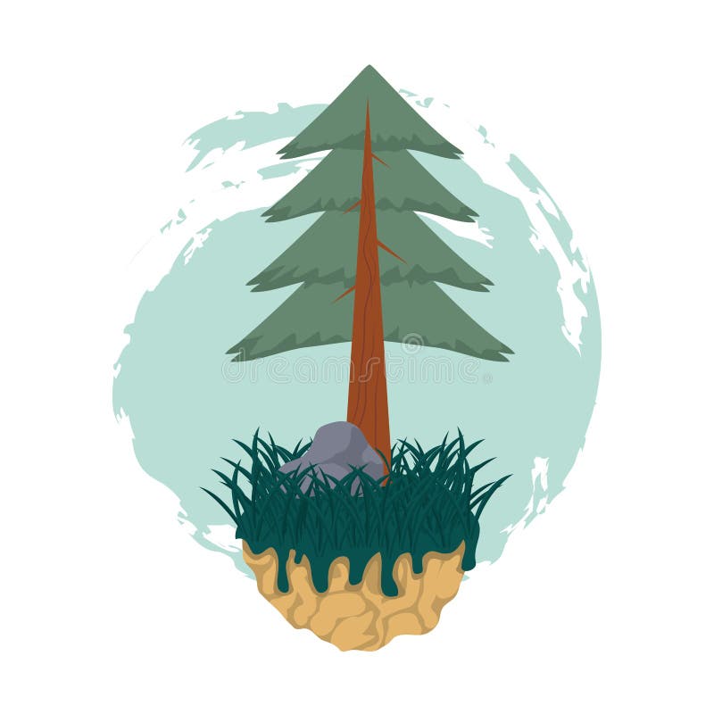 Beautiful tree cartoon stock vector. Illustration of plant - 112712056