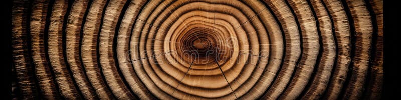 Beautiful Tree Rings Texture Background Pattern. Generative AI Stock ...