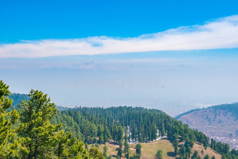 Beautiful Tree and Snow Covered Mountains Landscape Kashmir State ...