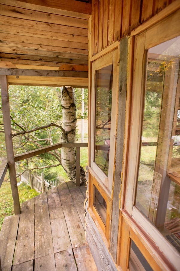 Beautiful Treehouse with Large Windows Stock Photo - Image of beautiful ...