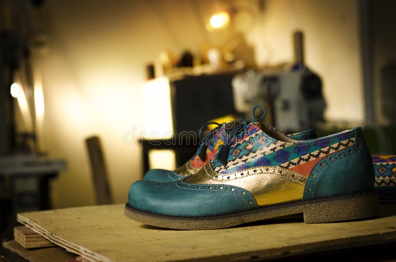 Beautiful, Trendy Handmade Crafted Shoes Stock Photo - Image of natural ...