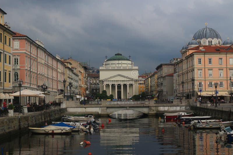 Beautiful Trieste, Italy editorial stock photo. Image of beautiful ...