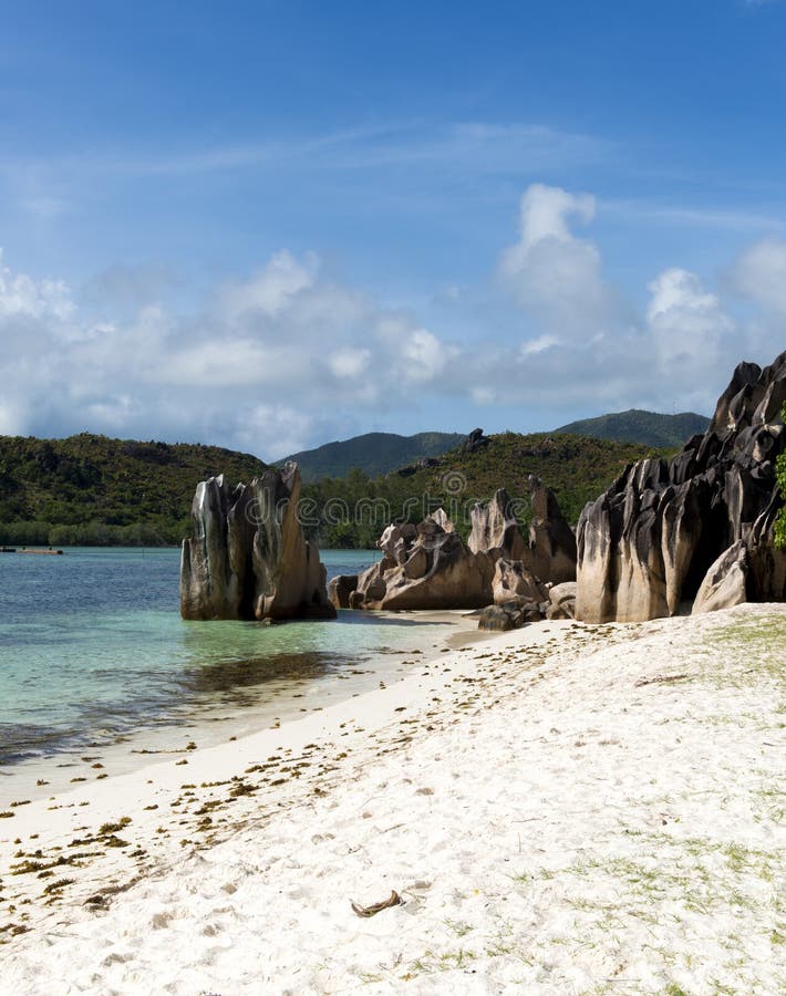 Beautiful tropical beach stock image. Image of coastline - 28918023