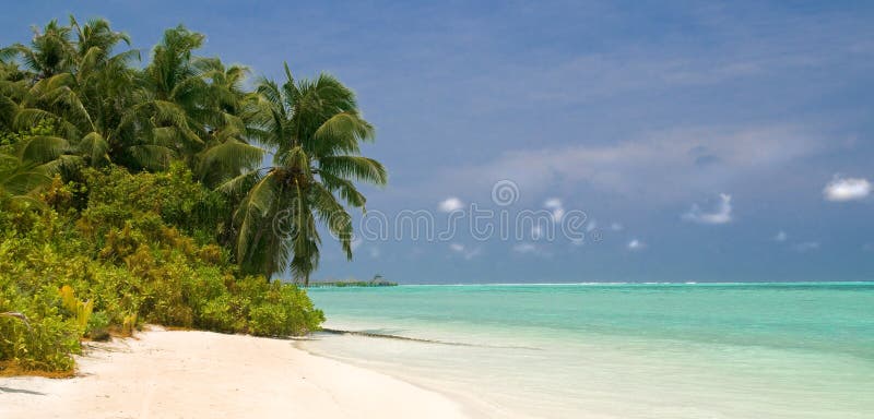 Beautiful tropical beach stock photo. Image of cloudscape - 8332760
