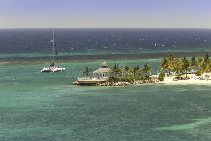 Tropical Island of Ocho Rios, Jamaica Stock Photo - Image of ocean ...