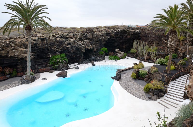 Beautiful tropical pool stock image. Image of paradise - 24099935