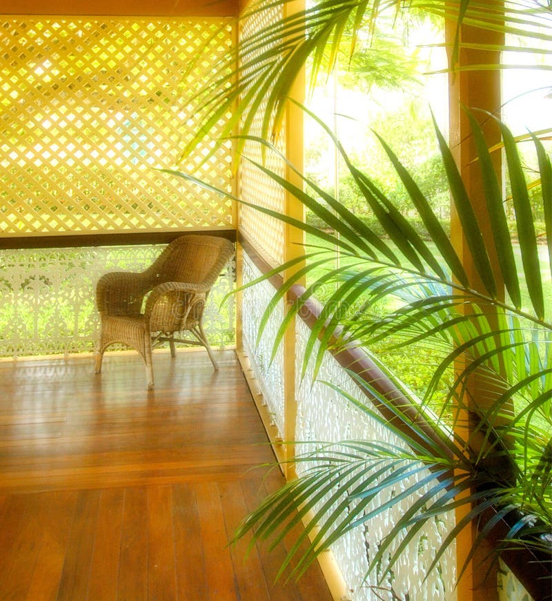 Beautiful tropical portch stock image. Image of porch - 2195065