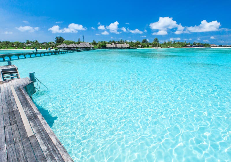 Beautiful tropical sea stock photo. Image of summer - 268975584