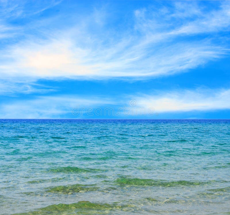 Beautiful Tropical Seascape Stock Image - Image of resort, outdoor ...