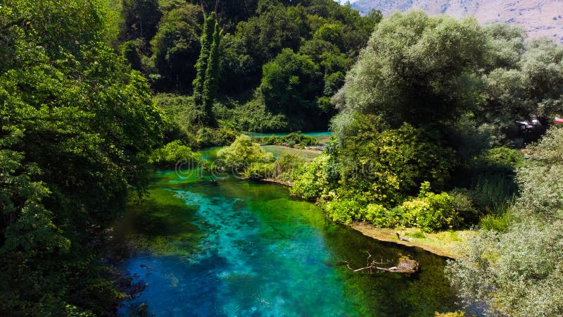 Beautiful Turquoise Spring Blue Eye, Albania. the Spring is Very ...