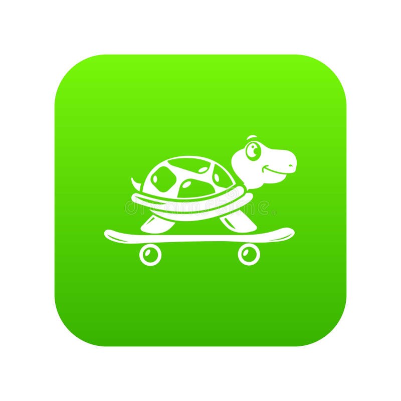 Beautiful Turtle Icon, Simple Style Stock Vector - Illustration of icon ...