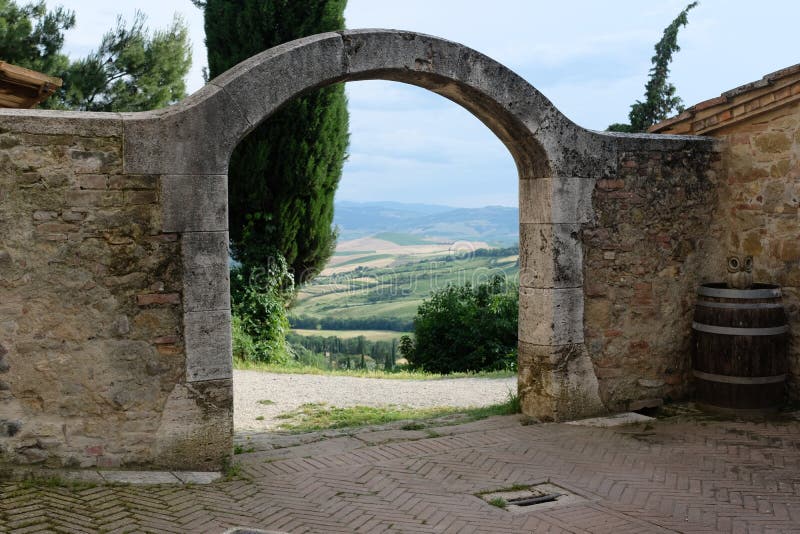 Tuscan Arch Lucca Italy stock image. Image of gateway - 11660731