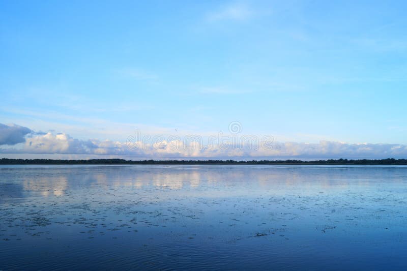 Beautiful Twilight in the Danube Delta Stock Photo - Image of delta ...