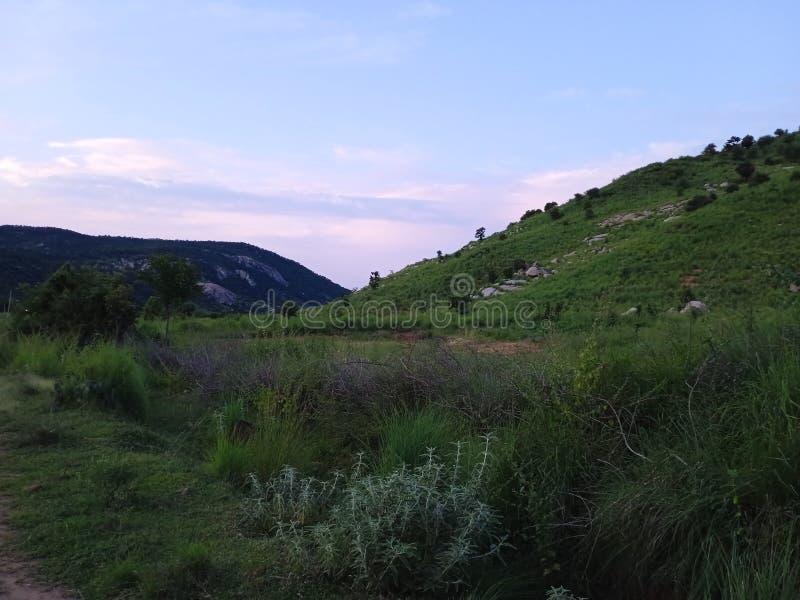 Beautiful two hills stock photo. Image of beautiful - 232566974