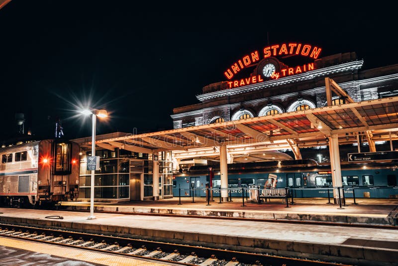 Beautiful Union Station of Denver Colorado . Editorial Photo - Image of ...
