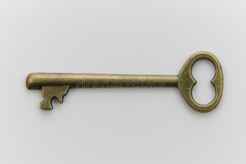 Beautiful Unique Antique Metal Key Stock Photo - Image of mystery, lock ...