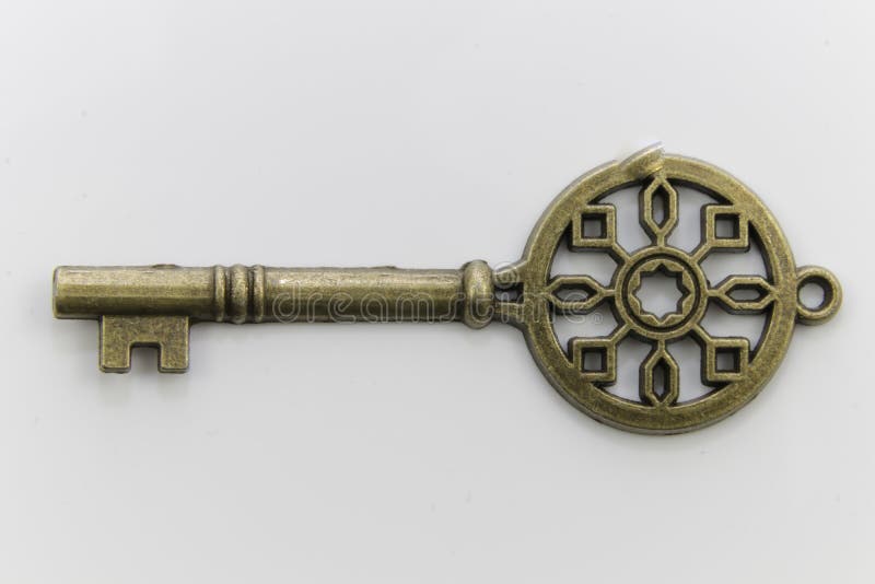 Old Fashioned Big Black Key Stock Image - Image of metal, object: 30765647
