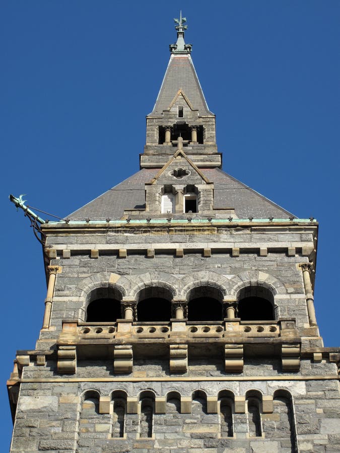Healy Hall Clock Tower stock image. Image of healy, lawn - 31419019