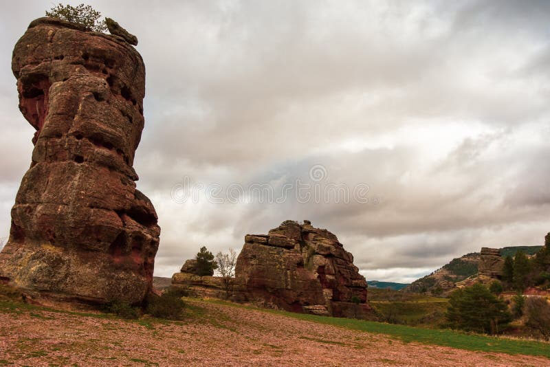 Beautiful and Unusual Mountains Spain Stock Photo - Image of europe ...