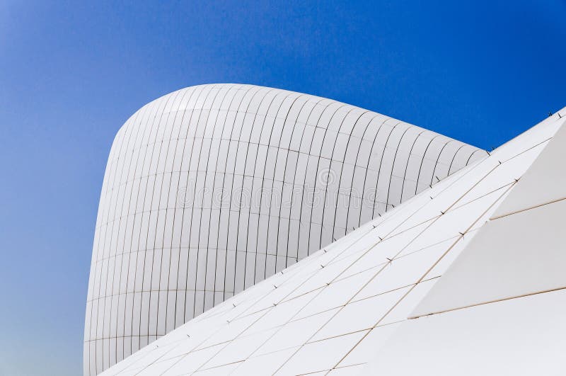 Beautiful Unusual Museum Complex, Facade of Building Modern ...