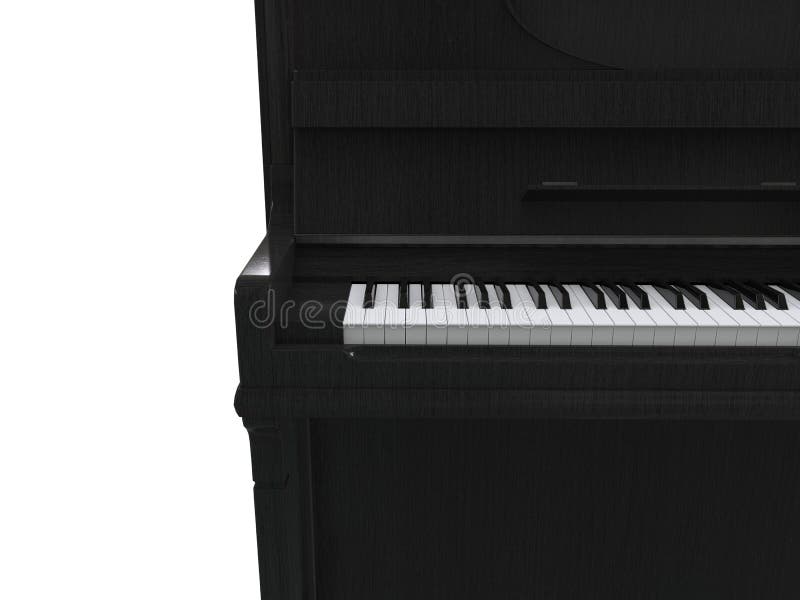 Upright Piano Isolated White Stock Photos - Free & Royalty-Free Stock ...