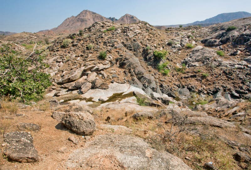Beautiful Valley with Low Mountains on a Sunny Day Stock Photo - Image ...