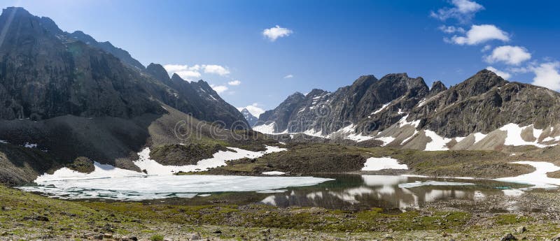 The Beautiful Valley of the Middle Sakukan River Against the Backdrop ...