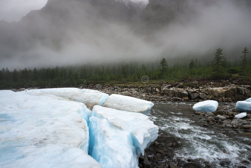 The Beautiful Valley of the Middle Sakukan River Against the Backdrop ...