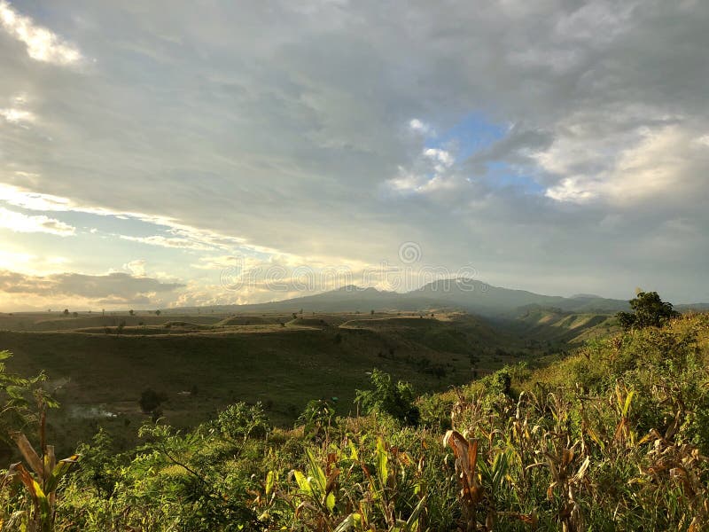 Beautiful valley stock image. Image of beautiful, sunset - 221099135