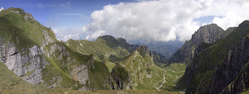 Beautiful Valley View (from Top) Part One Stock Photo - Image of grass ...