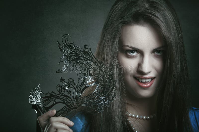 Evil Expression on Beautiful Woman Stock Photo - Image of danger, evil ...