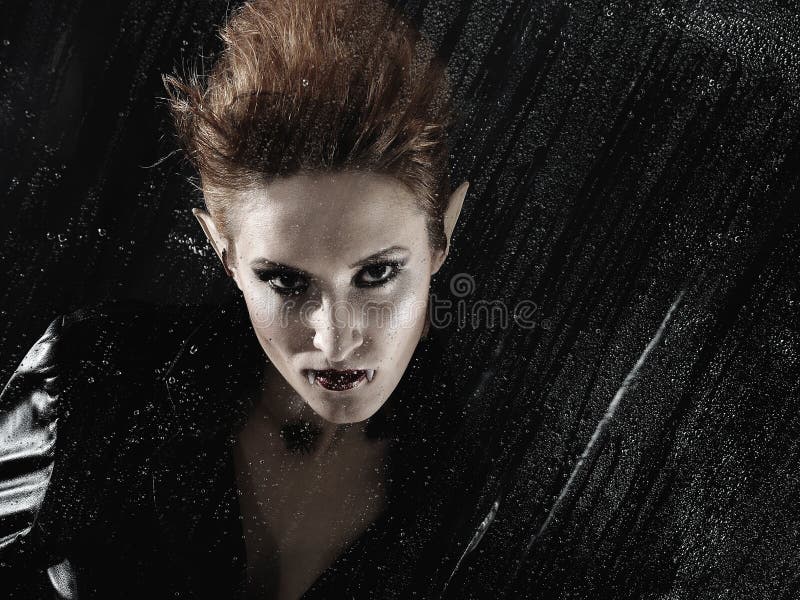 Beautiful Fashion Model Walking On A Catwalk Stock Image - Image of ...