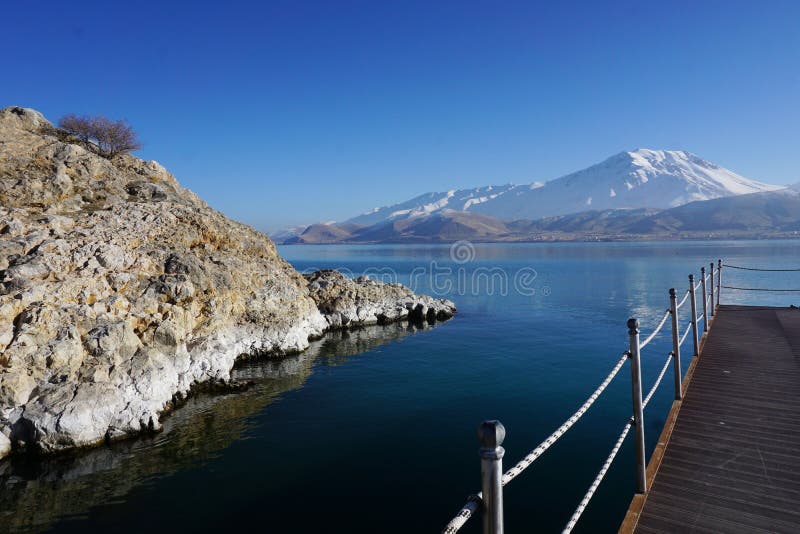 Beautiful Van Lake stock photo. Image of beautiful, water - 171687026