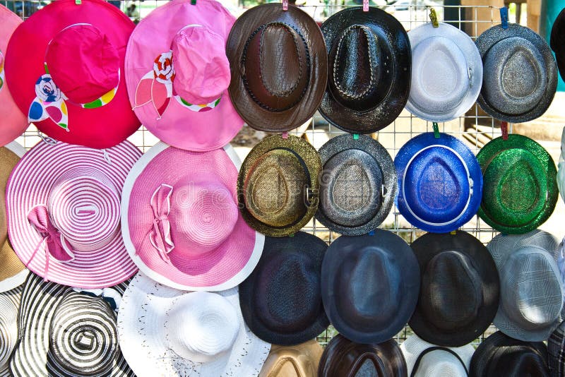 The beautiful varied hats stock photo. Image of texture - 24103814