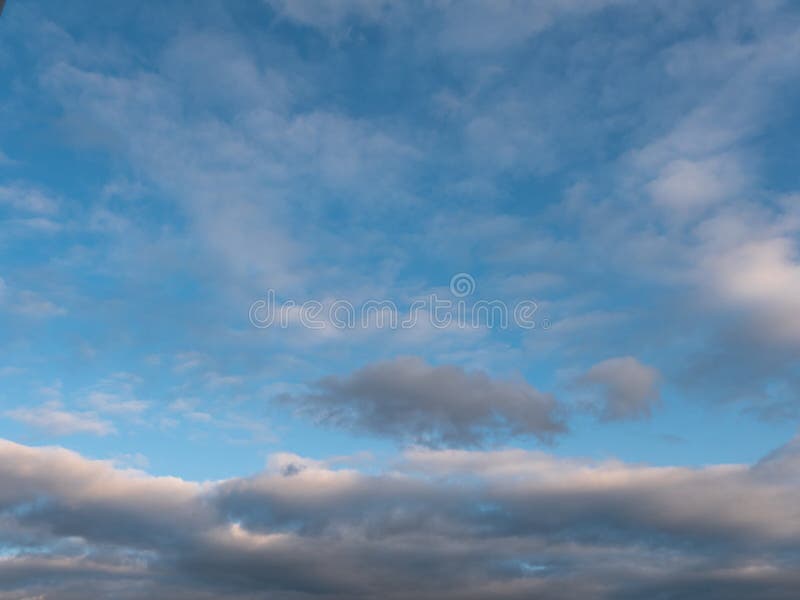 Beautiful Various Forms Clouds in the High Sky Stock Photo - Image of ...