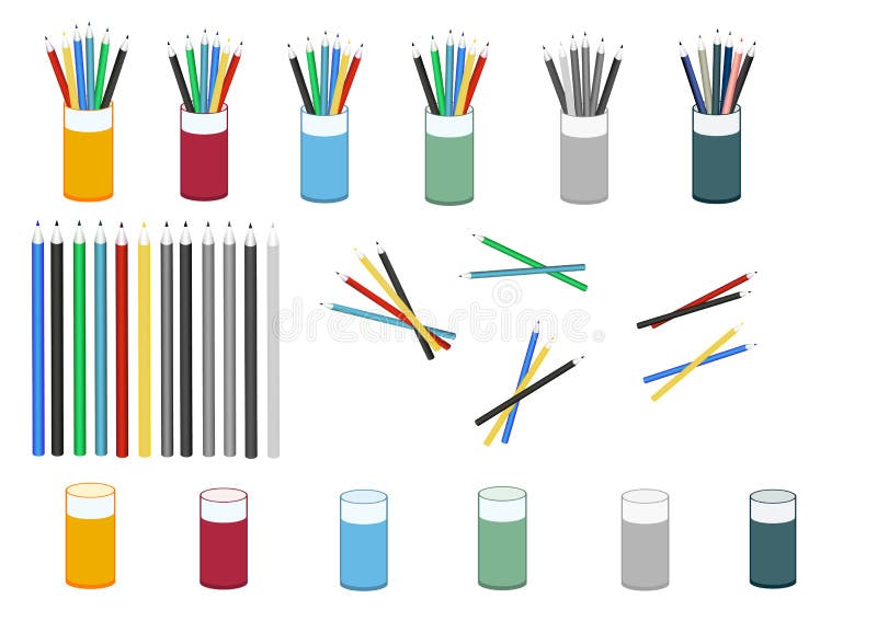 Training Materials Line Icons Collection. Manuals, Videos, Workbooks ...