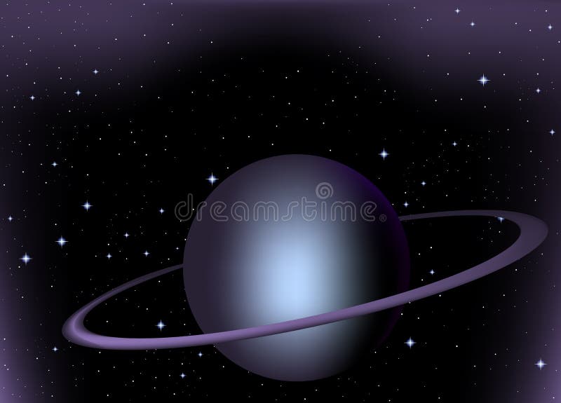 Planet with rings. stock illustration. Illustration of nature - 187543447