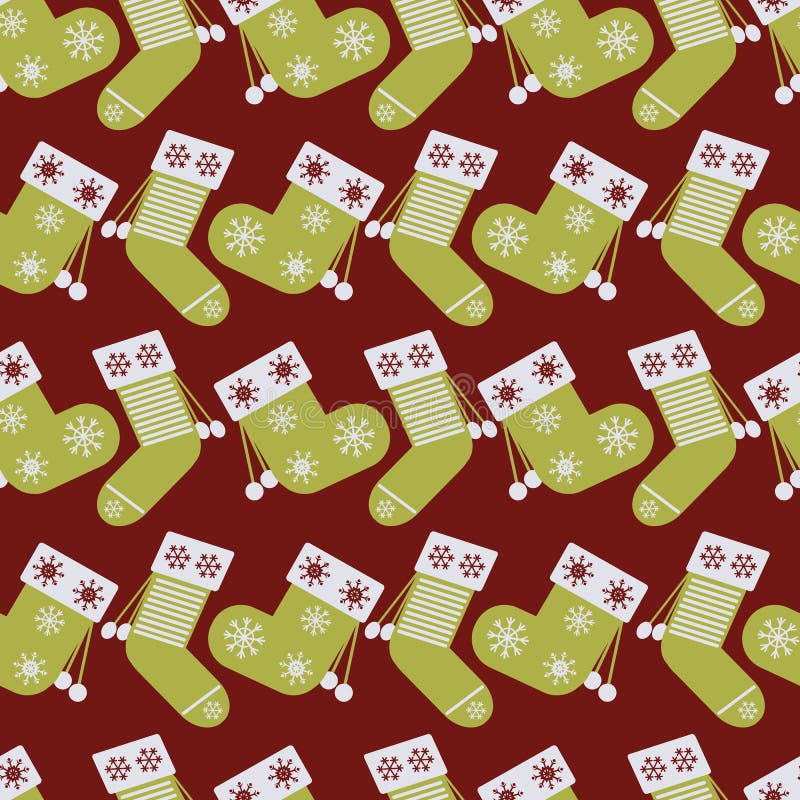 Christmas Repeat Pattern Background for Use As Wallpaper Stock ...