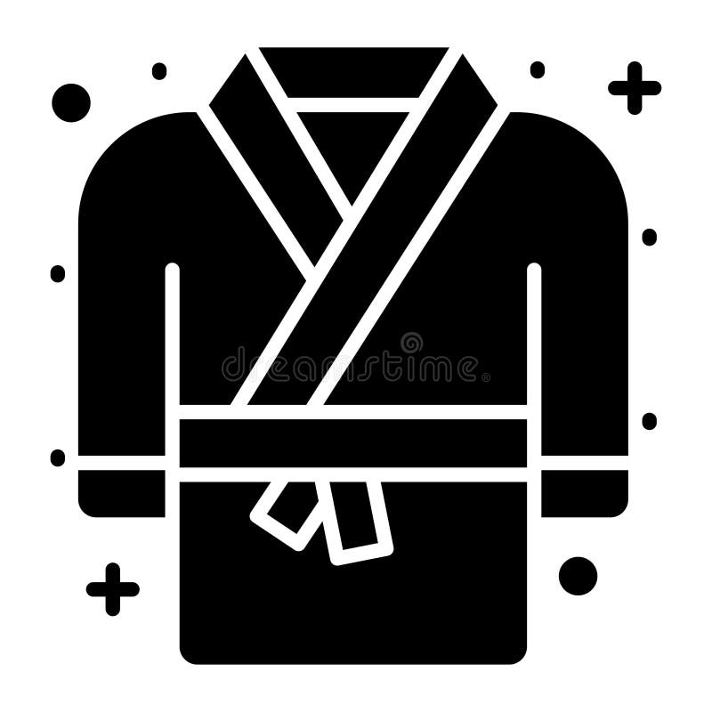 Beautiful Vector Design of Kimono, Karate Uniform Stock Vector ...